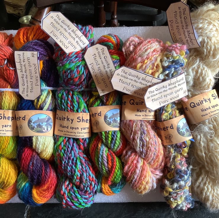 The Quirky Shepherd Hand Spun Yarn - Folksy