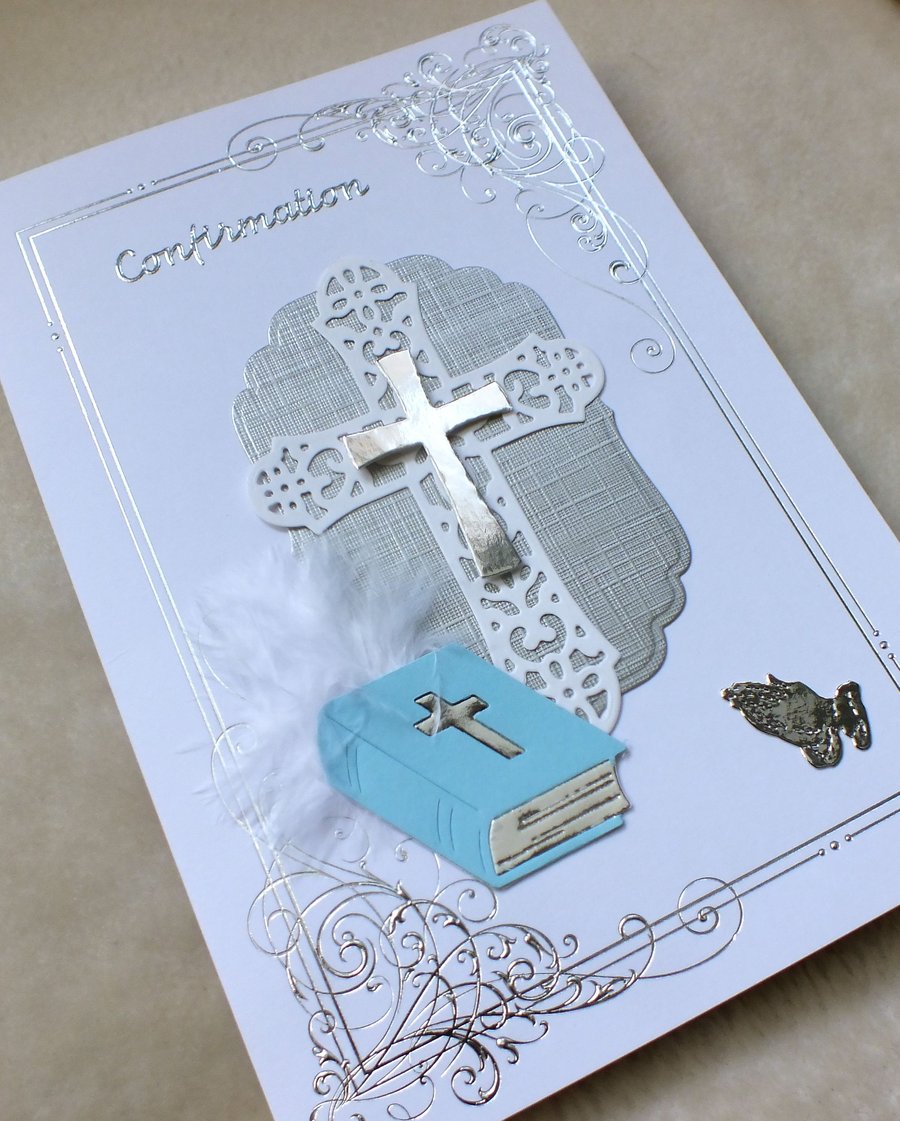 Confirmation Handmade Card - Folksy