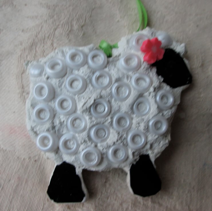 Mosaic Sheep - Folksy