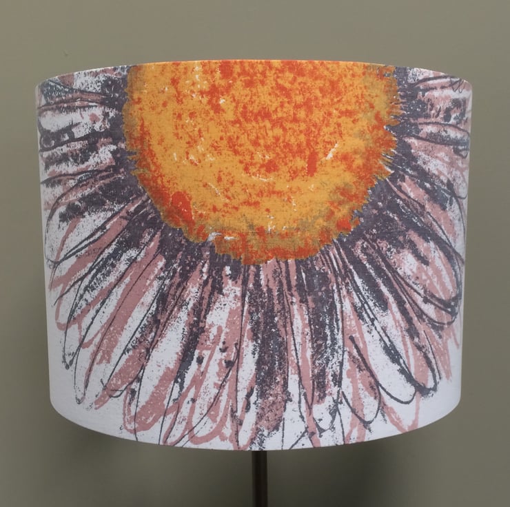 Mid Century Sun Lampshade Rare SOLTICE CLIFF HO... - Folksy