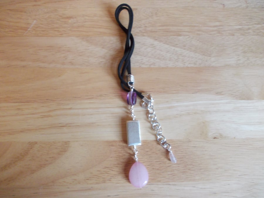 Multi stone drop pendant - Folksy