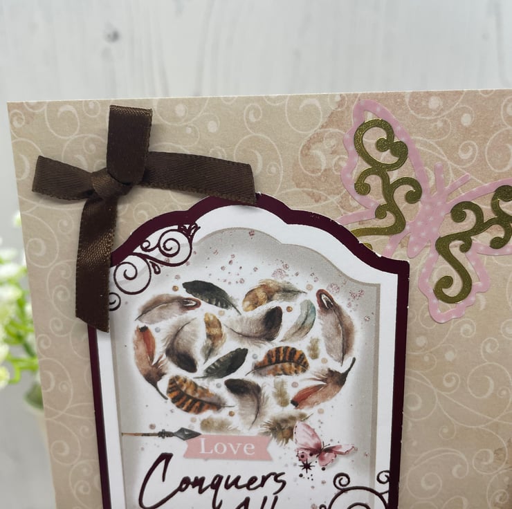 Boho Chic Greeting Card and Notebook PB6 - Folksy