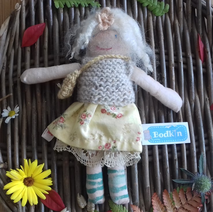 Small rag doll - Folksy