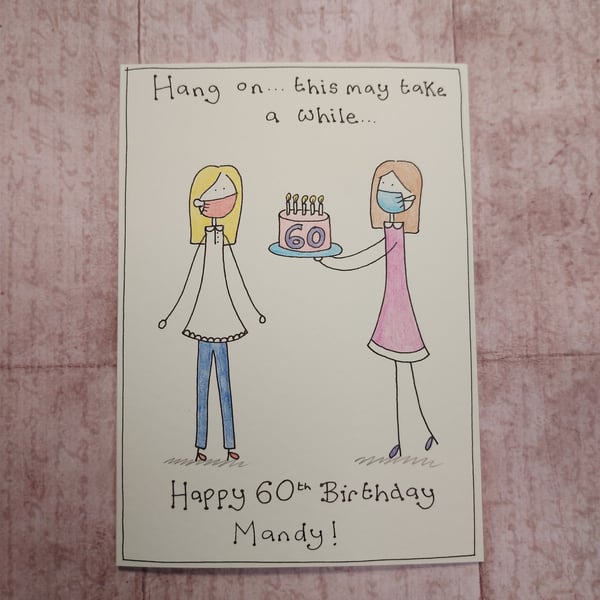 Funny 60th Birthday Card for Women, For Her, 60... - Folksy