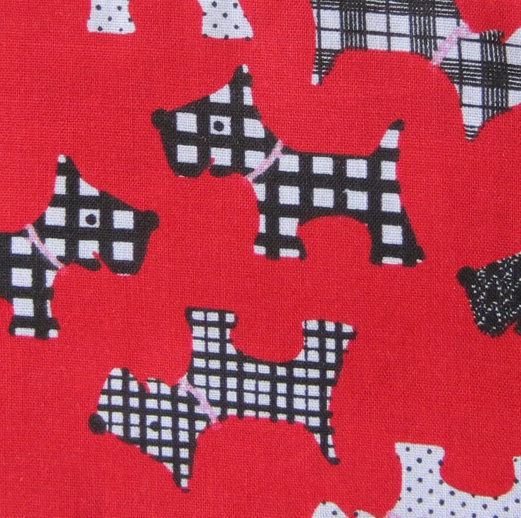 Scottie Dog Peg Bag - Folksy