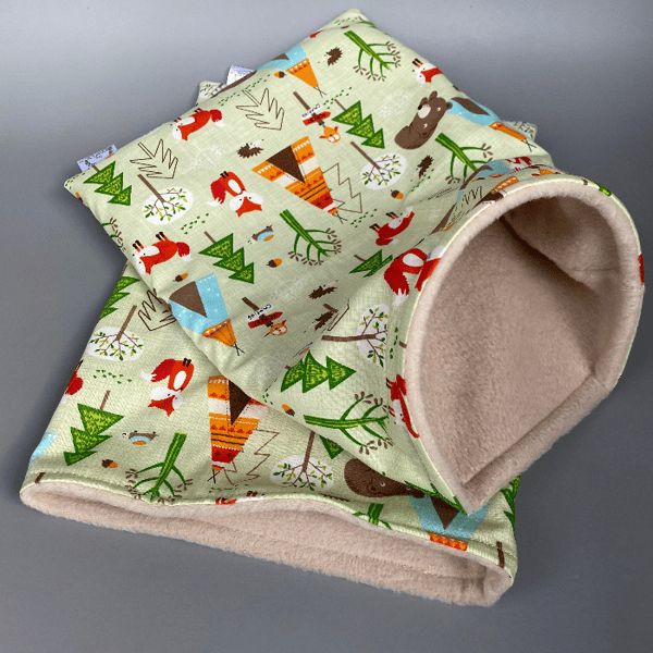 Camping animals snuggle sack, sleeping bag for ... - Folksy
