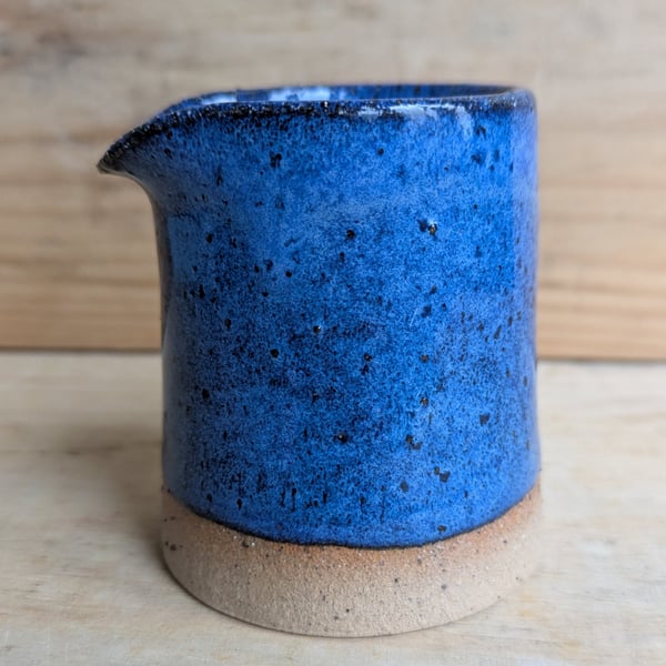 Diddy blue jug (speckled) - Folksy