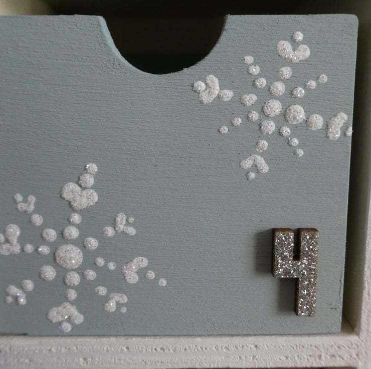 Handpainted Advent Calendar - Folksy