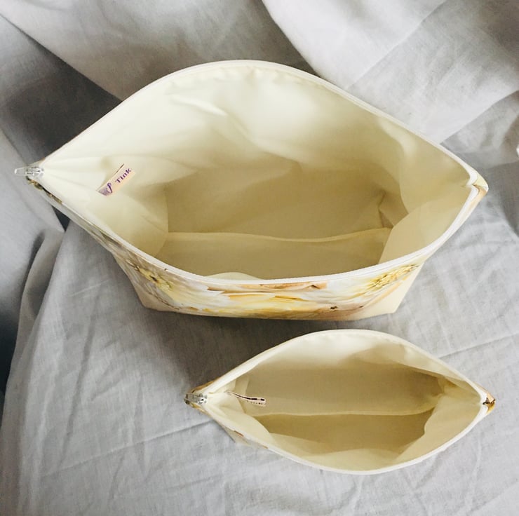 Two Piece Bag Set, Travel Set, Large Wash Bag, ... - Folksy