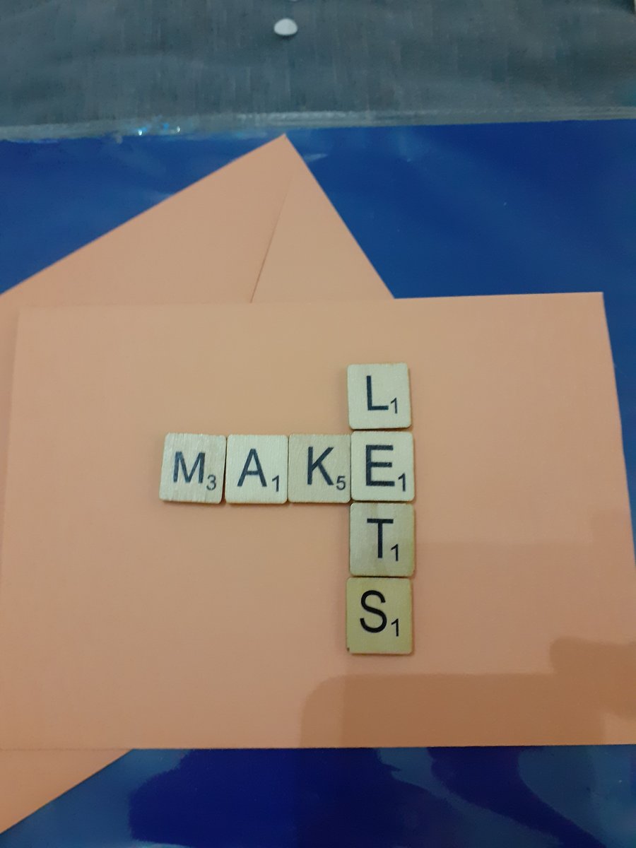 LETS MAKE.... card - Folksy