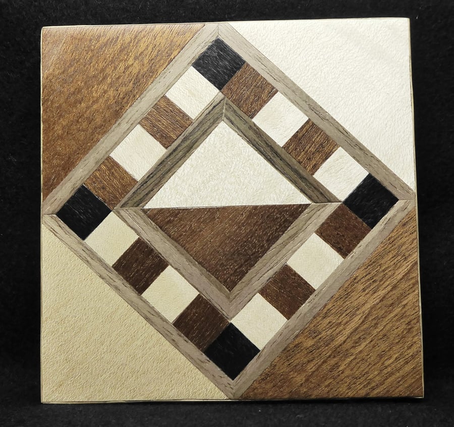 Wood Veneer Coaster - Folksy