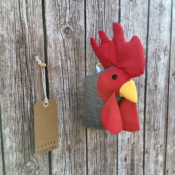 Wall mounted Chicken head - Folksy