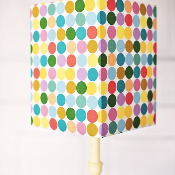 Square lamp shade, spot light, fabric lampshade... - Folksy