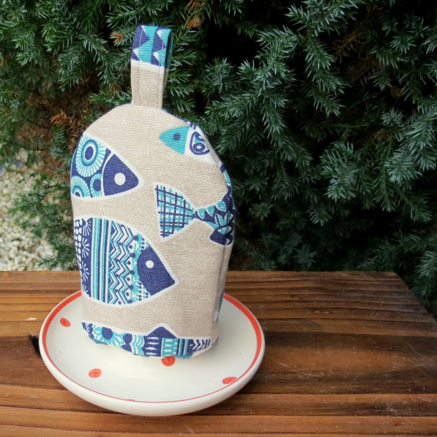 Blue fish. A whimsical egg cosy. For the best... - Folksy