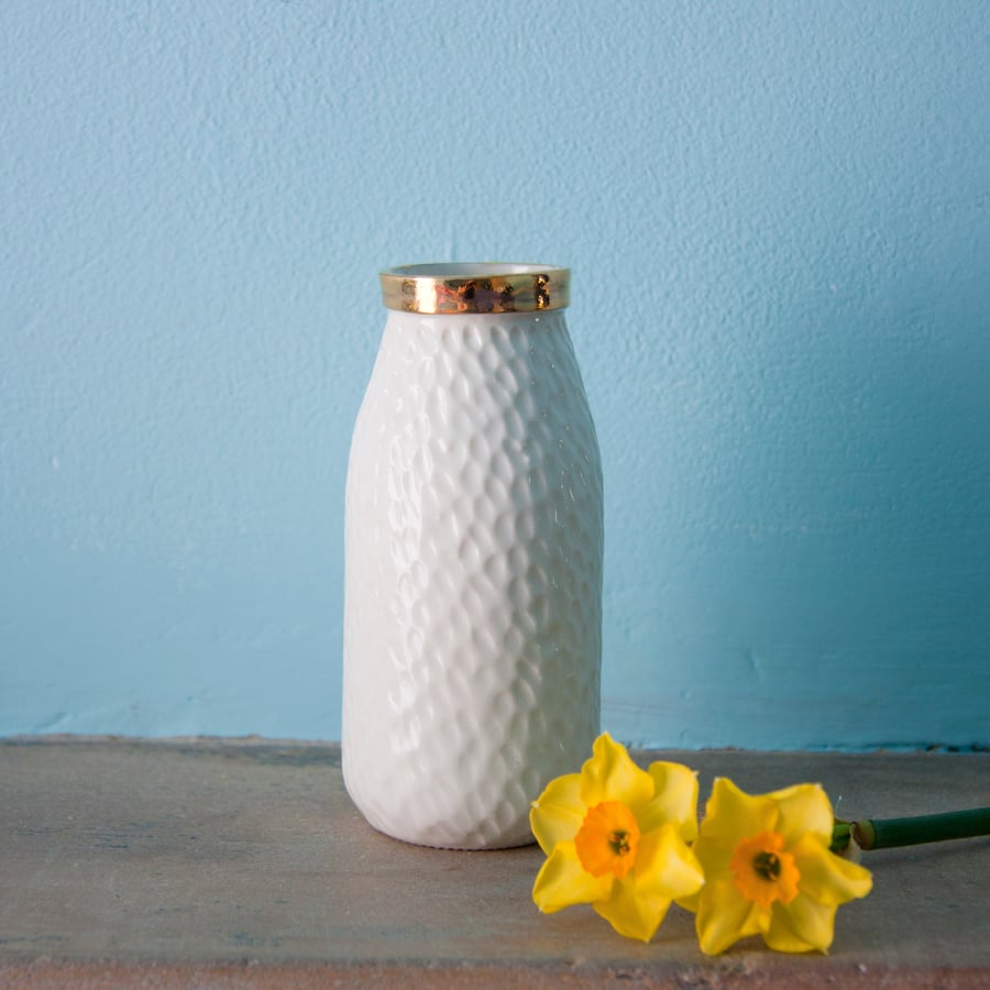 Milk Bottle Vase - Folksy