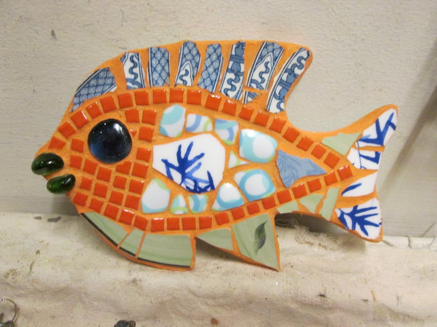 mosaic Fish - Folksy