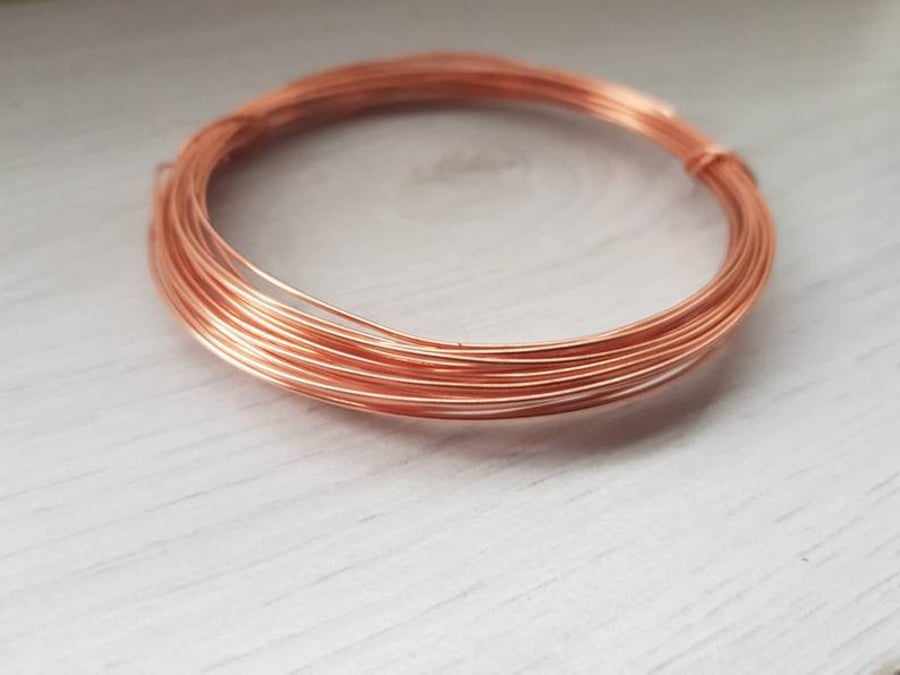 20 Gauge (0.8mm) Bare Dead Soft Copper Wire - 6... - Folksy