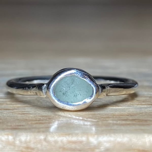 Handmade Sterling & Fine Silver Ring with S... - Folksy