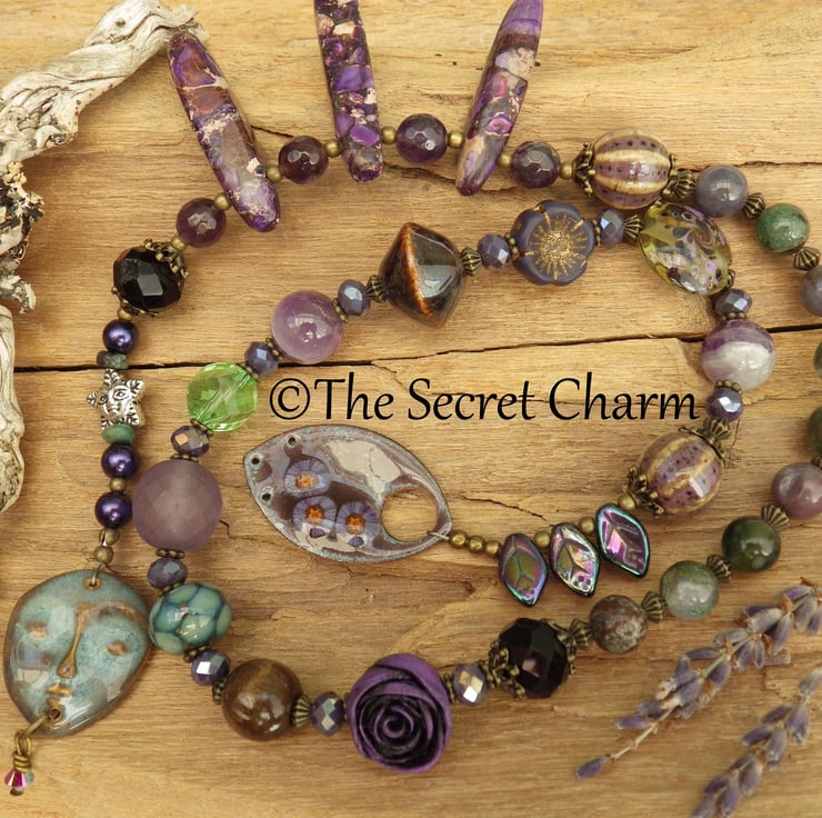 Celtic Goddess Flidais Prayer Beads, Meditation... - Folksy