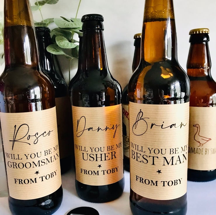 Will you be my Best man, Usher, Groomsman perso... - Folksy