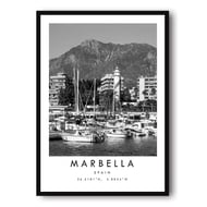 Marbella Travel Print, Spain Poster, Unique Wal... - Folksy