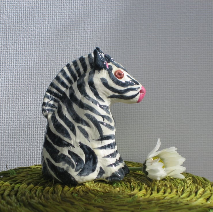 Sale! Zebra Model in Clay. Half-price! - Folksy