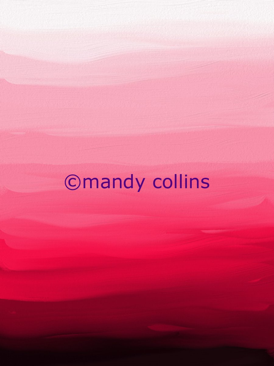 'Raspberry Red' - A4 Epson Archival Matte art ... - Folksy