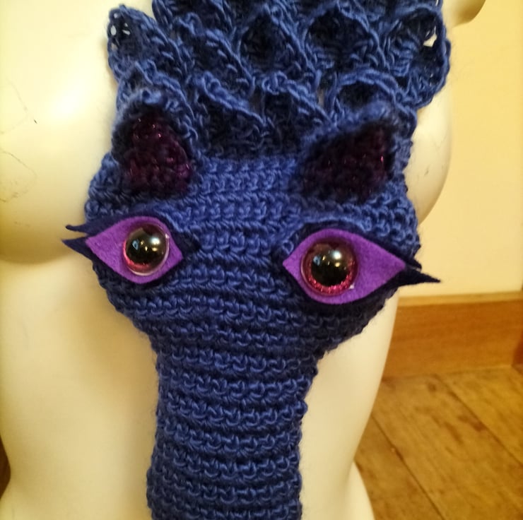 Custom Dragon Scarf - Folksy