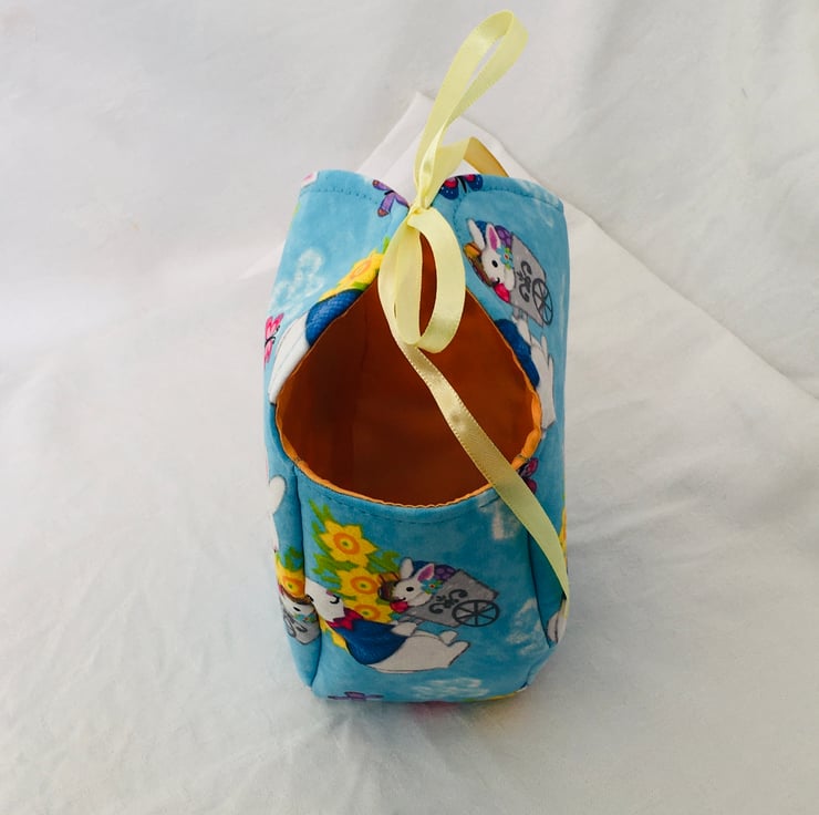 Easter Fabric Gift Box, Easter Egg Gift Basket,... - Folksy