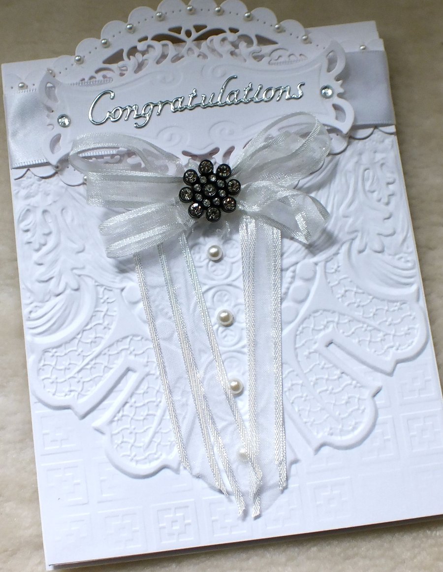 Luxury Handmade Congratulations Card - Folksy