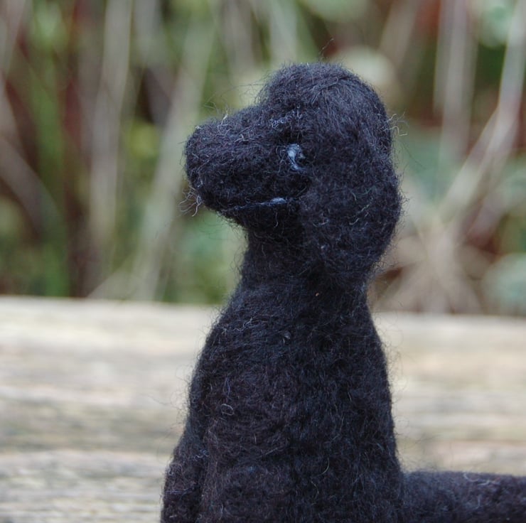 Needle felt dog 10 cms tall, wool dog, Labrador - Folksy