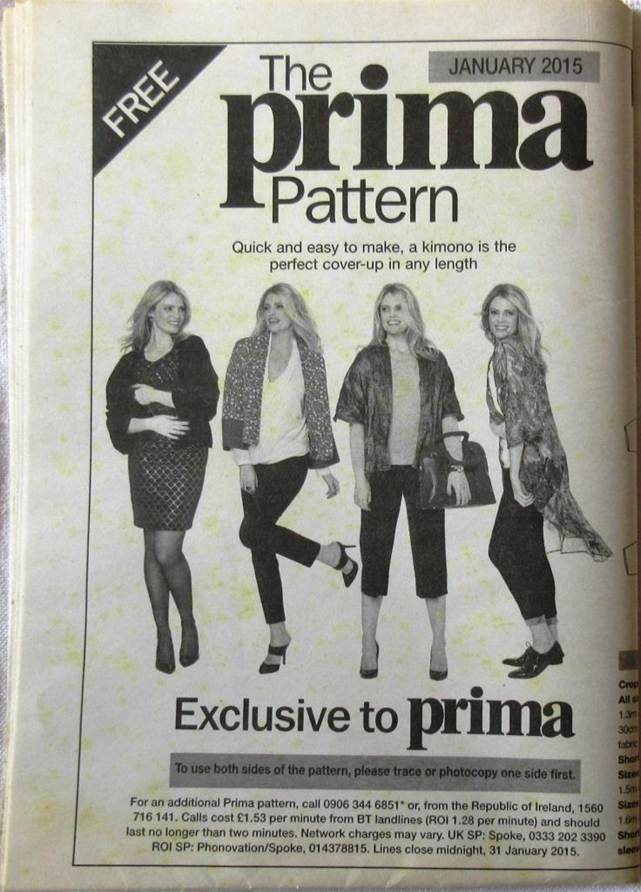 A multi-size sewing pattern for a woman's kimon... - Folksy