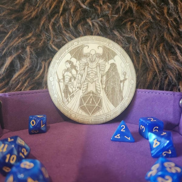 DND Inspired Coasters x4 - Villains - Folksy