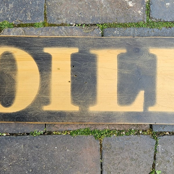 Large ' Toilet ' Sign - Folksy