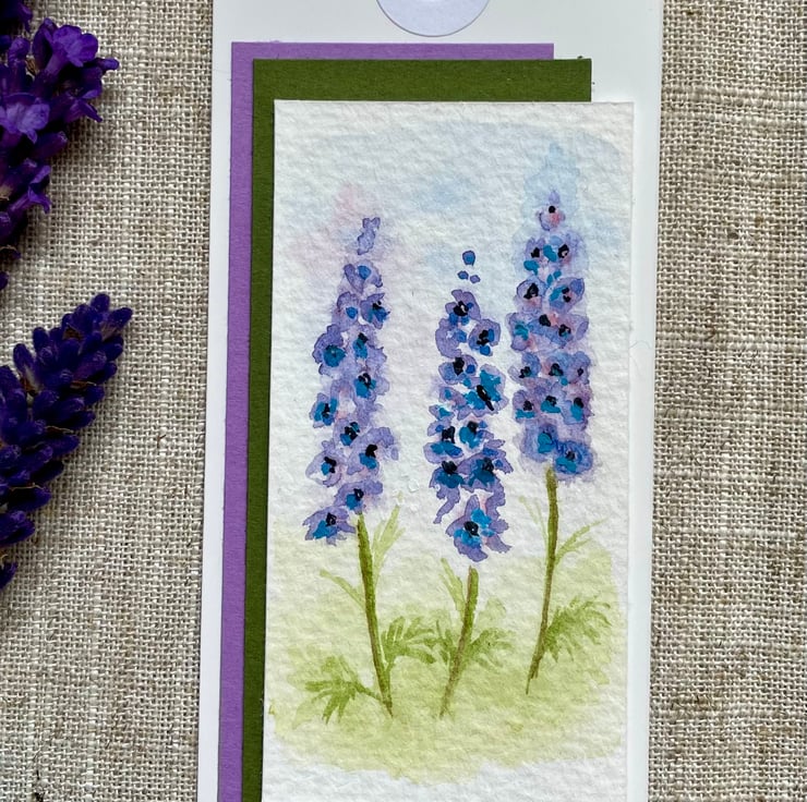 Pair of Hand painted, floral gift tags, summer ... - Folksy