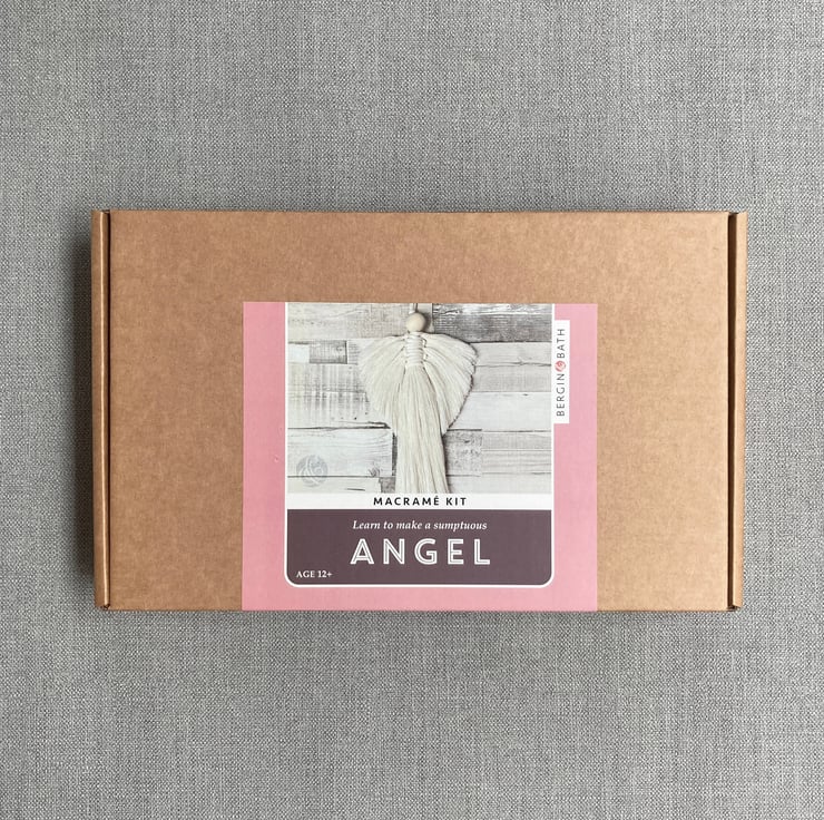 Macrame Kit - Christmas Angel. Learn how to mak... - Folksy