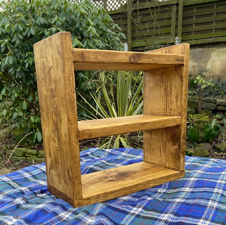 Reclaimed Wood Shoe Rack Storage Unit - Folksy