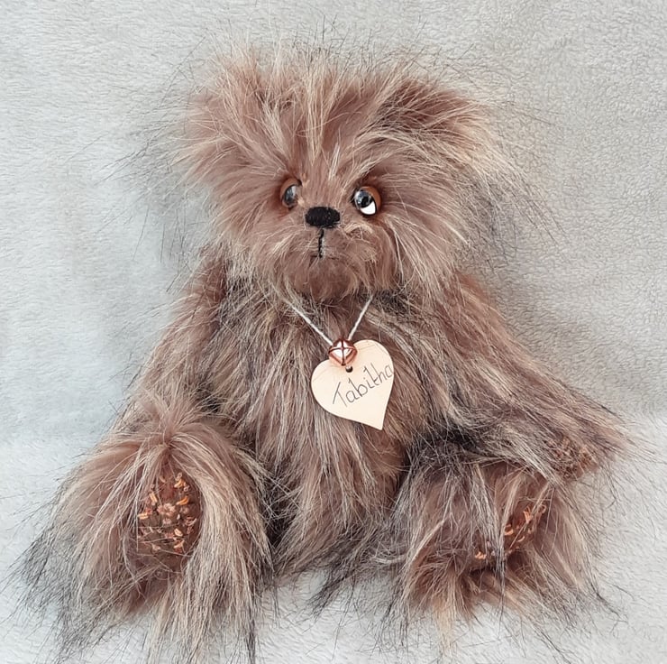 Long pile artist bear, one of a kind collectabl... - Folksy