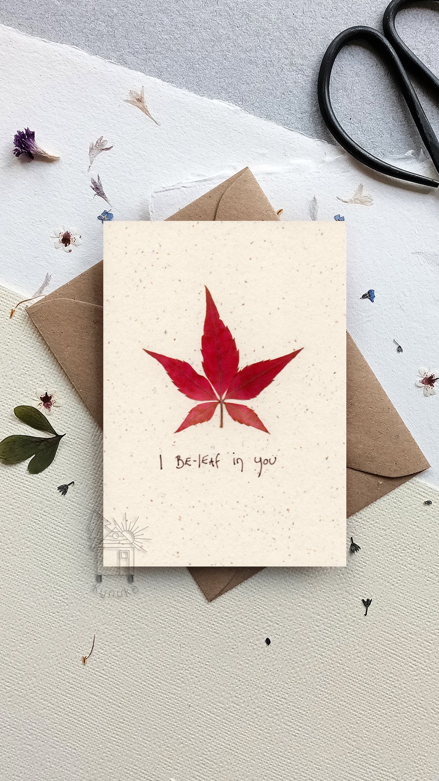 I be-leaf in you, Motivational Card, Encouragem... - Folksy