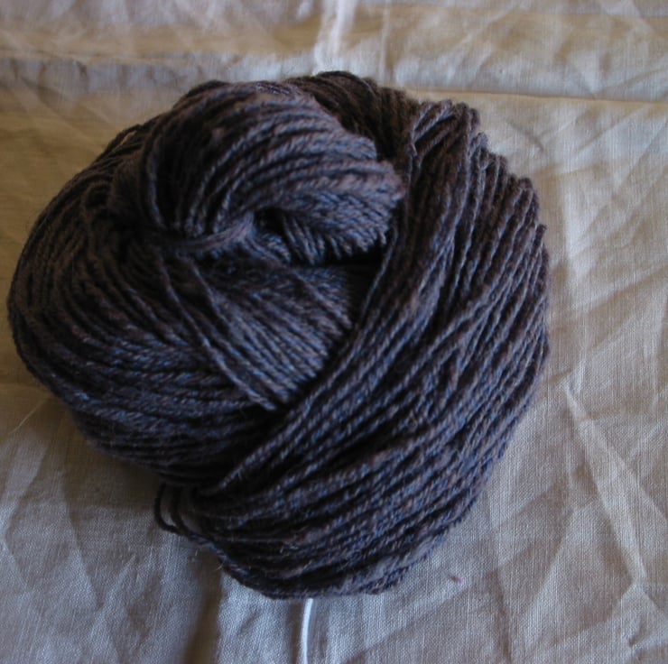 Hand spun Scottish Yarn 'Blue Horizon' - Folksy