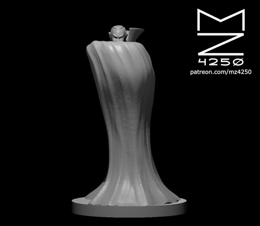 Vampire - 3D Printed Resin DnD Pathfinder Figur... - Folksy