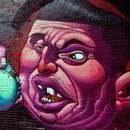 Street Art Graffiti Mural Digbeth Birmingham UK... - Folksy