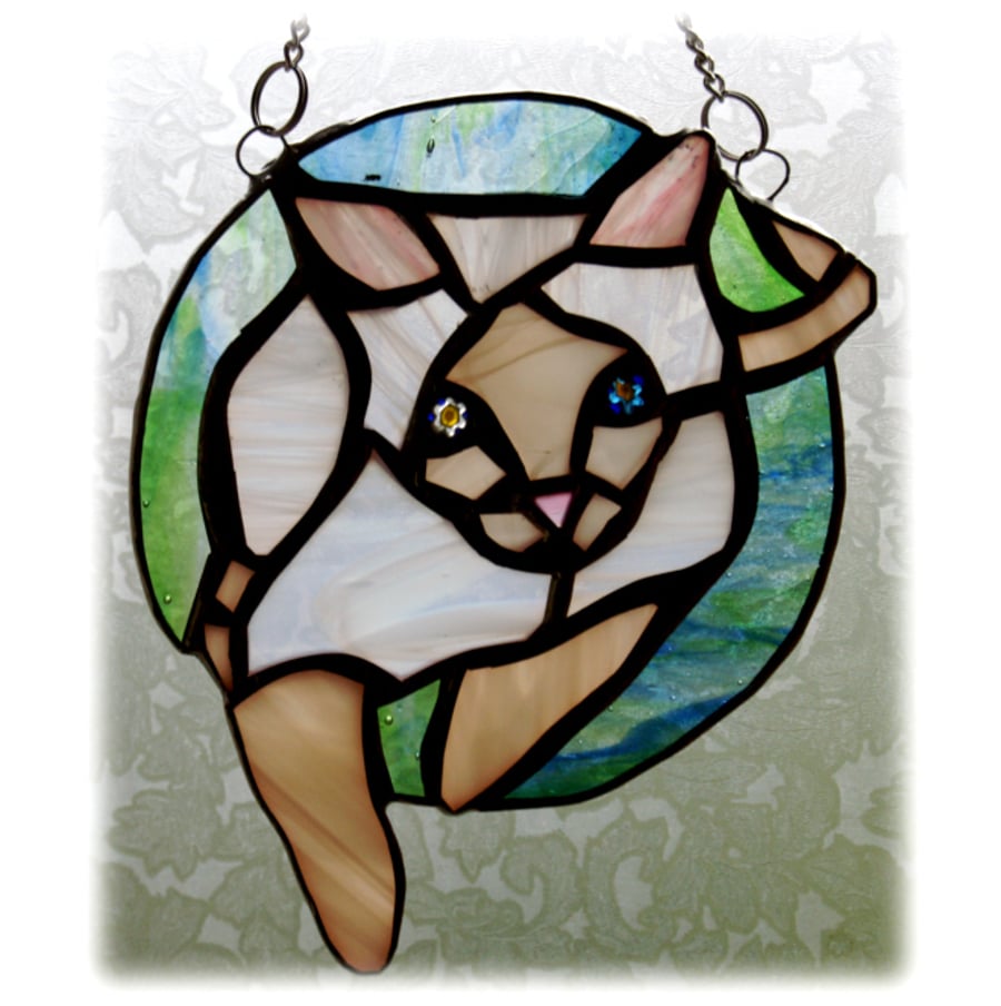 Siamese Cat Suncatcher Stained Glass - Folksy
