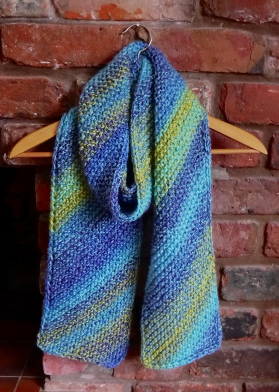 Knitted Scarf Pattern - PDF - Folksy
