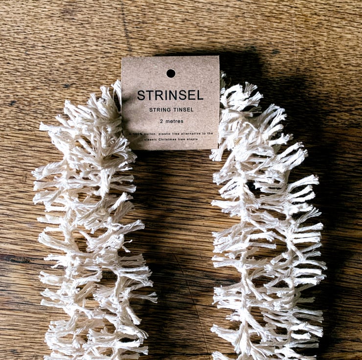 STRINSEL - PLAIN cotton string tinsel - Folksy