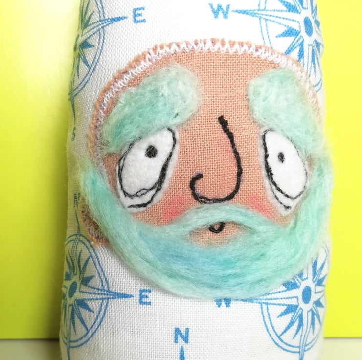 Nautical Gnome, Columbus with Blue Beard & ... - Folksy