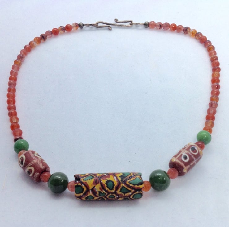 Antique Venetian trade beads from Africa thread... - Folksy