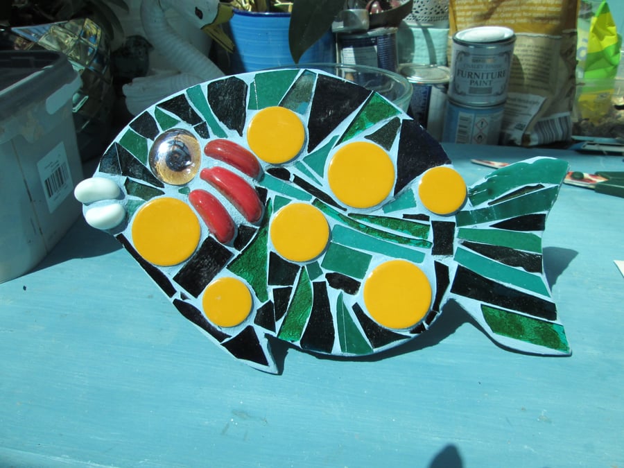 Mosaic Fish - Folksy