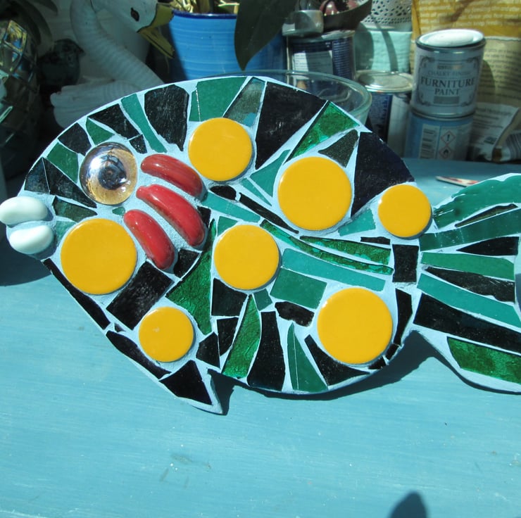 Mosaic Fish - Folksy