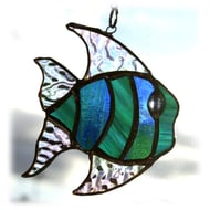 SOLD Tropical Fish Suncatcher Stained Glass Han... - Folksy